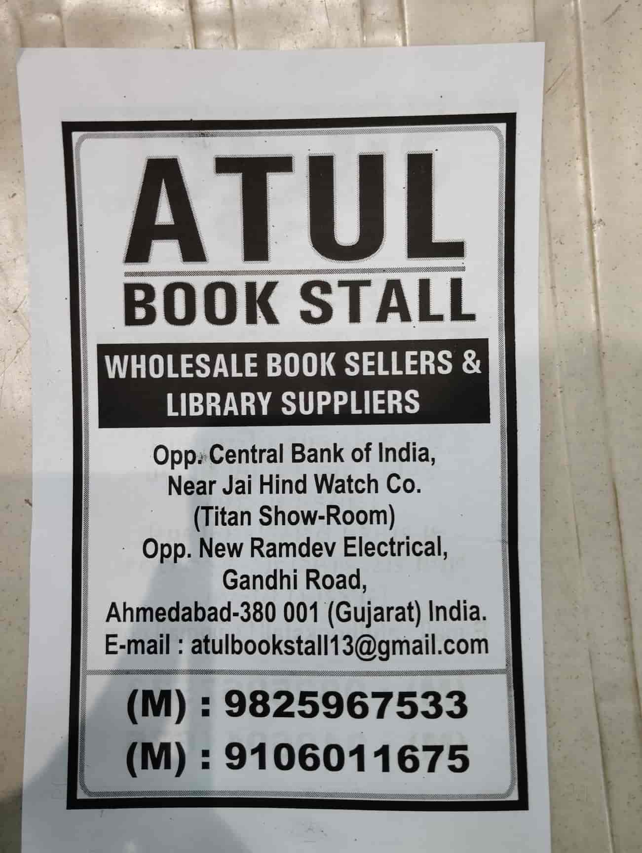 Atul Book Stall in Gandhi Road,Ahmedabad - Best Book Shops near me in ...