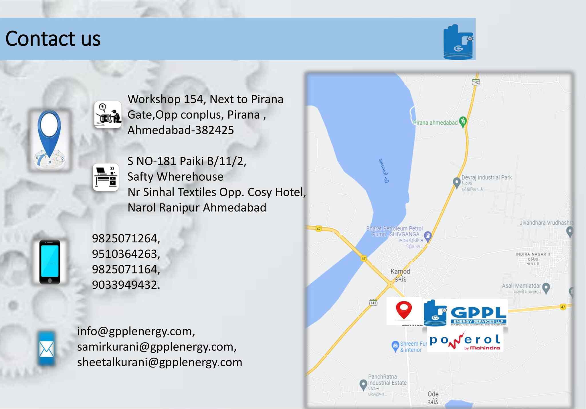 Gppl Energy Service LLP in Pirana,Ahmedabad - Best Generator Dealers in ...