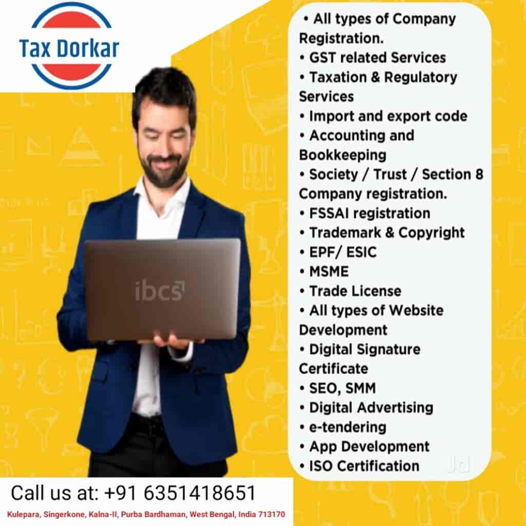 Tax Dorkar - GST Suvidha Kendra in Singerkone,Bardhaman - Best Income ...