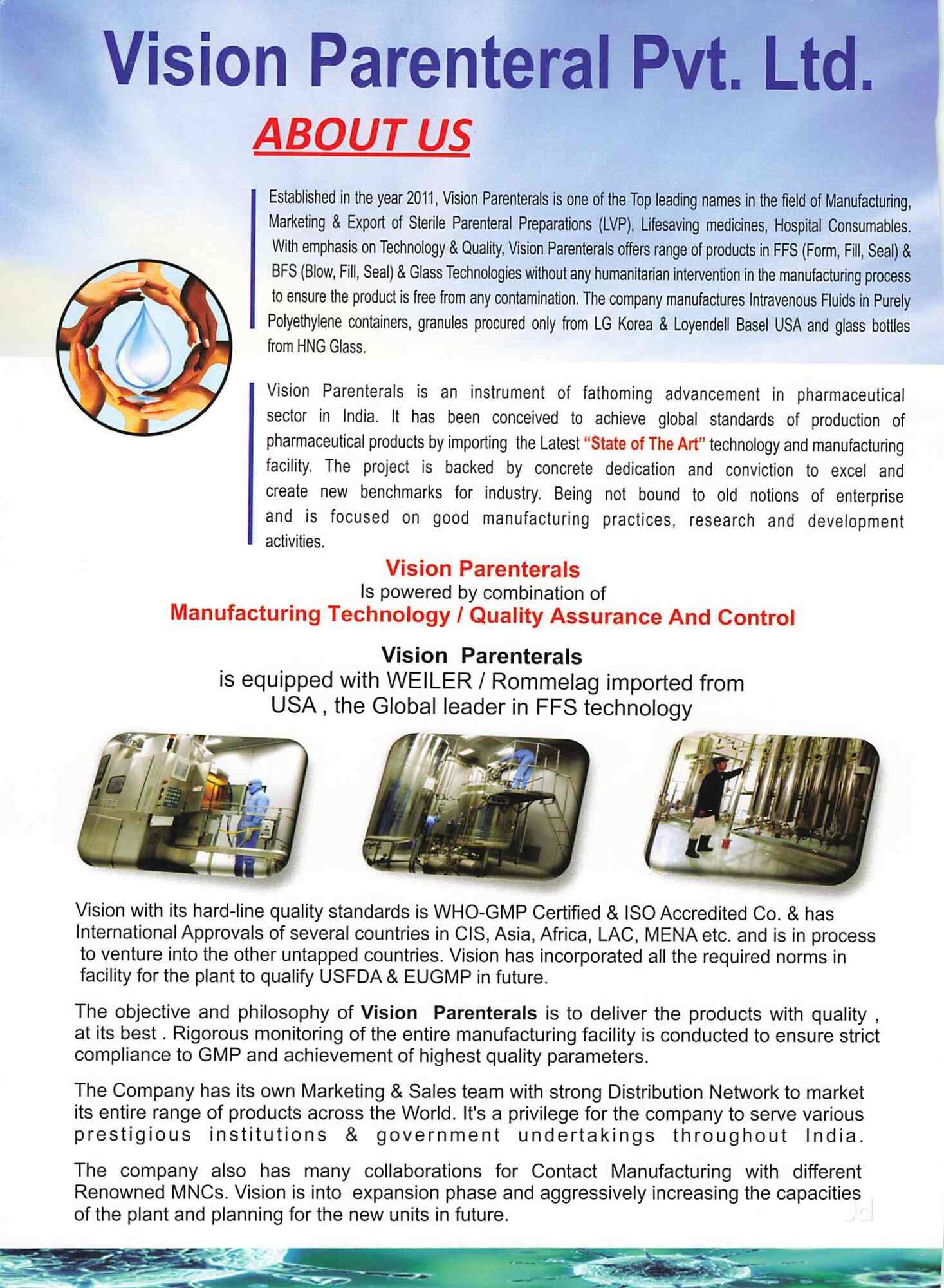 Vision Parenteral Pvt Ltd in Golghar,Gorakhpur - Best Medicine ...