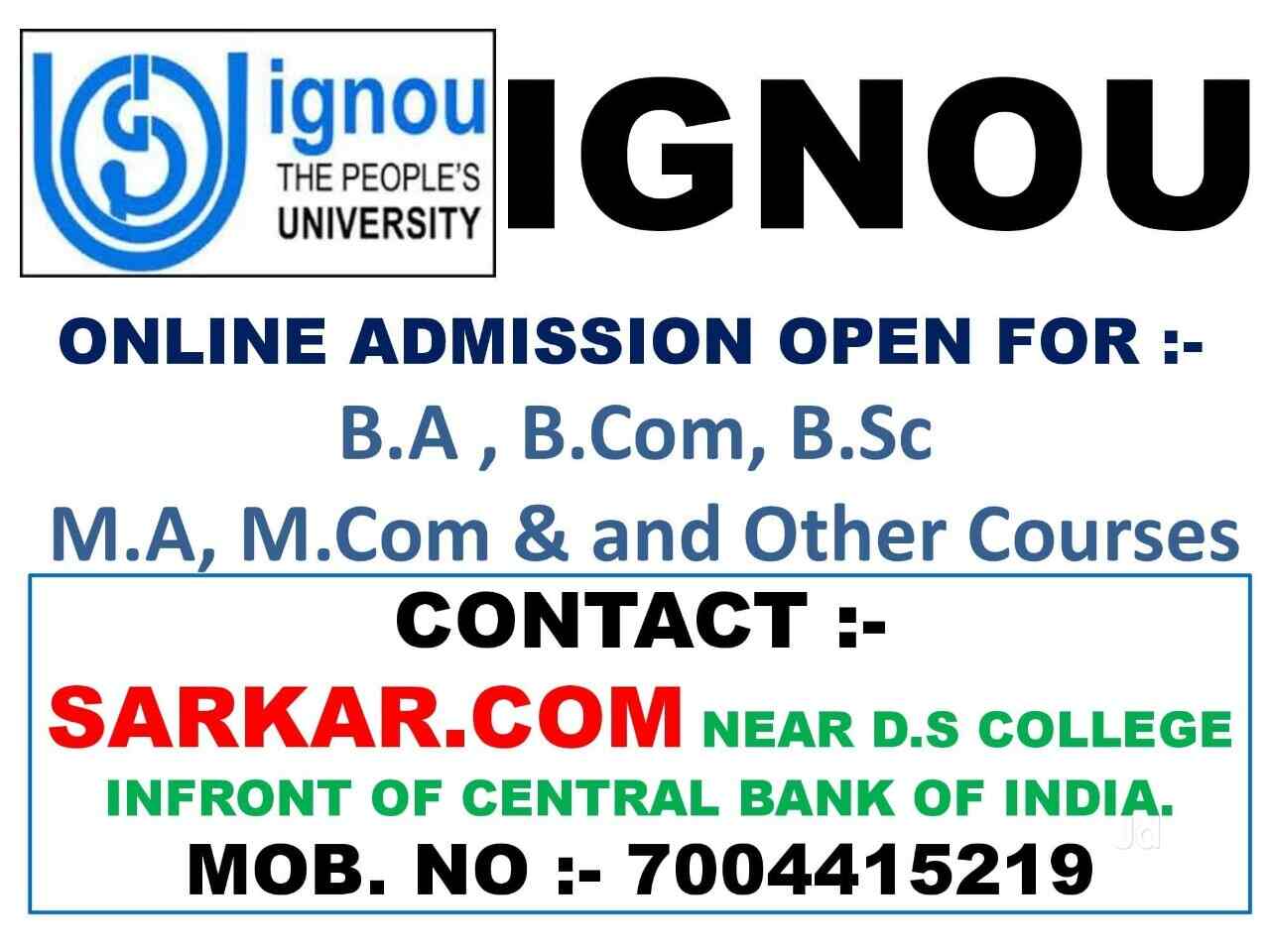 IGNOU Solution Katihar in Katihar HO,Katihar - Best Ignou Study Centres ...