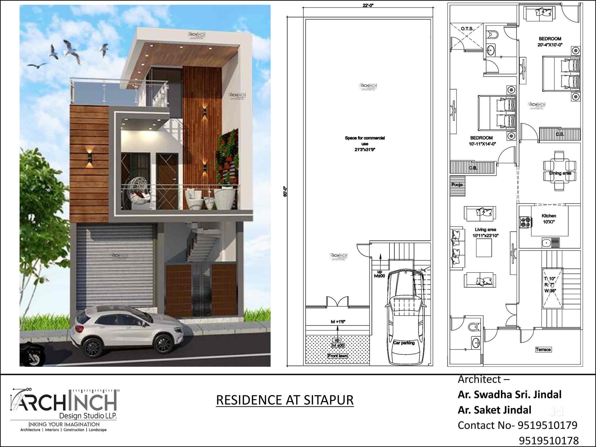 ARCHINCH DESIGN STUDIO LLP. in Gomti Nagar,Lucknow - Best Architects in ...