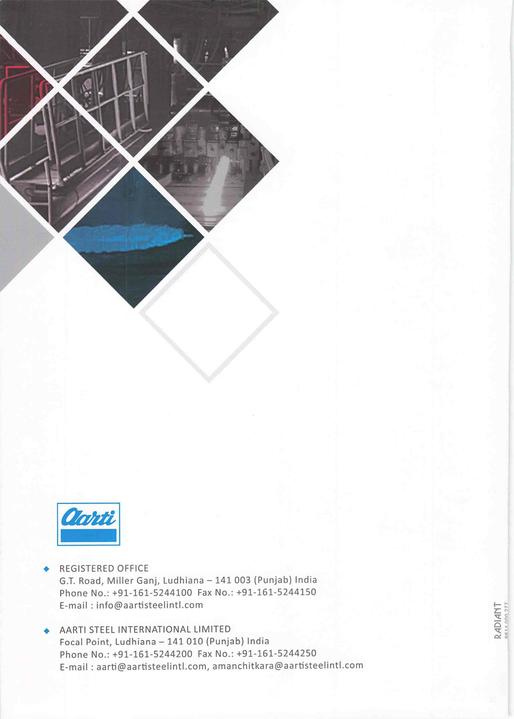 Aarti Steel International Ltd in Focal Point,Ludhiana - Best Steel ...