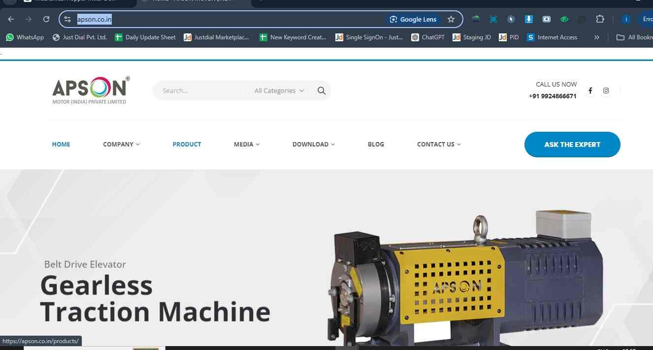 Apson Motor India Pvt Ltd in Kathlal Kheda, Kheda - Best Elevator ...