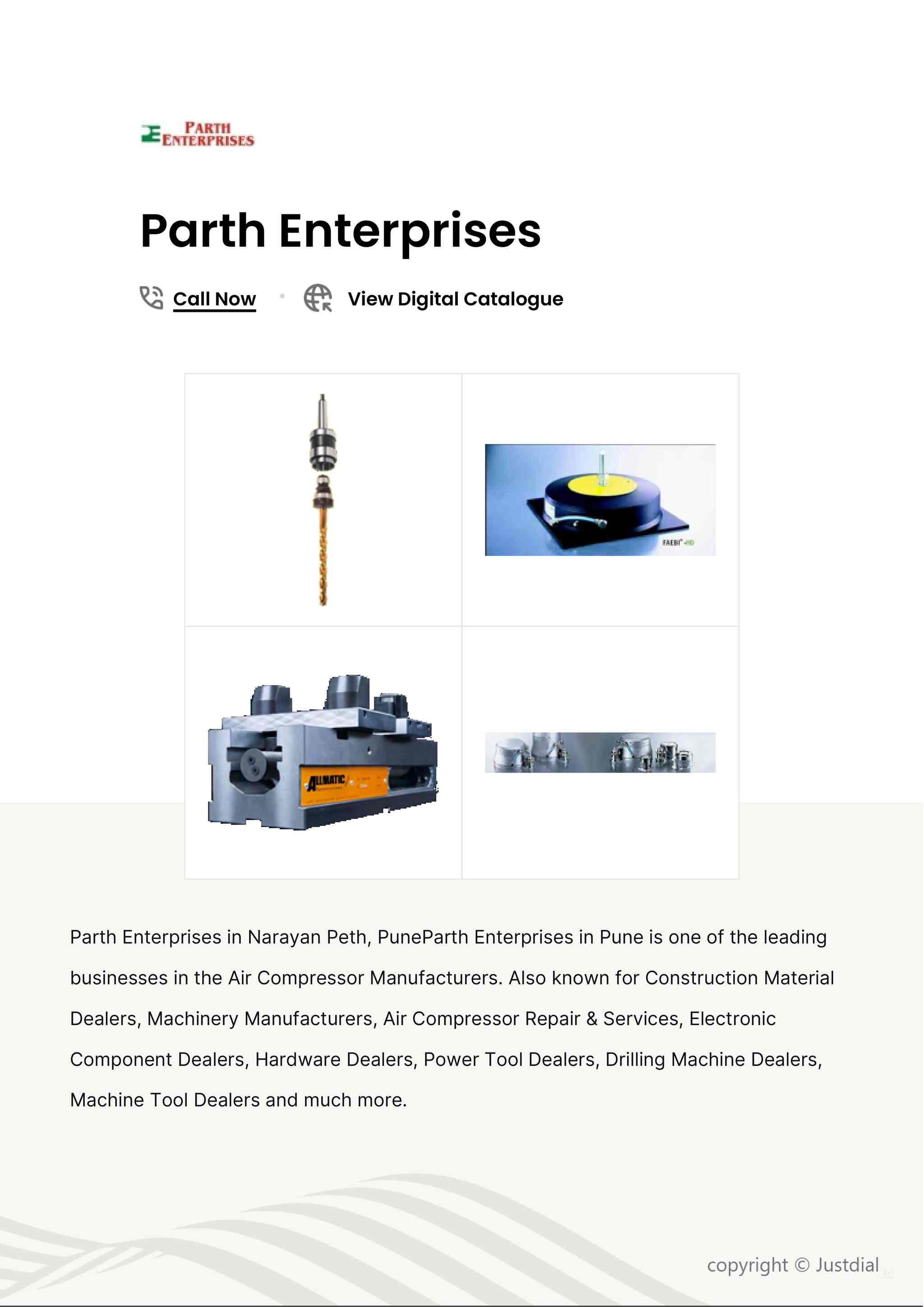 Parth Enterprises in Narayan Peth,Pune - Best Air Compressor ...