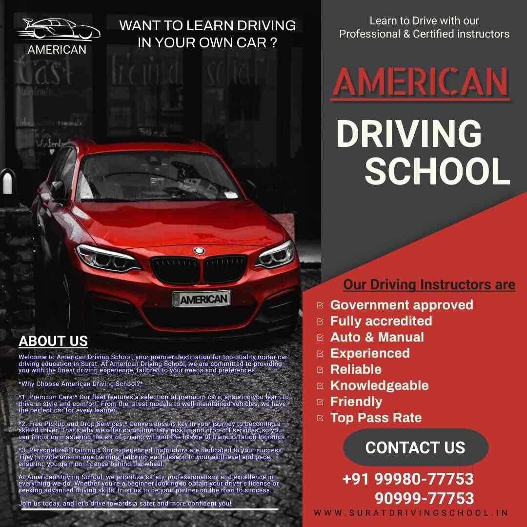 American RTO Consultancy in Ramnagar,Surat - Best Motor Training ...