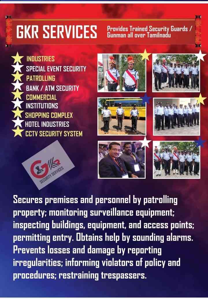GKR Security Services in AVP Azhagammal Nagar,Thanjavur - Best Armed ...