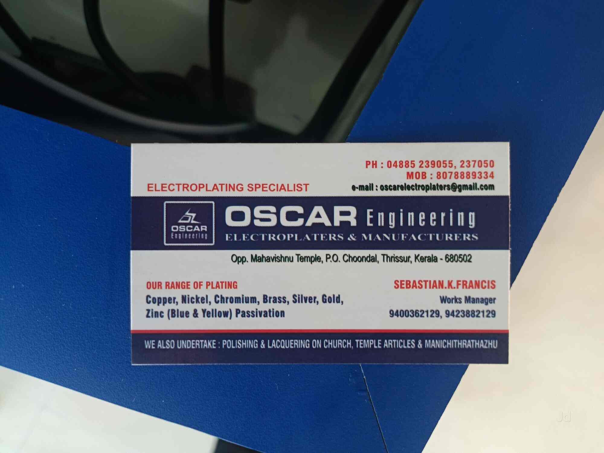 Sebastian Oscar engineerings in Choondal, Thrissur - Best Earthing Rod ...