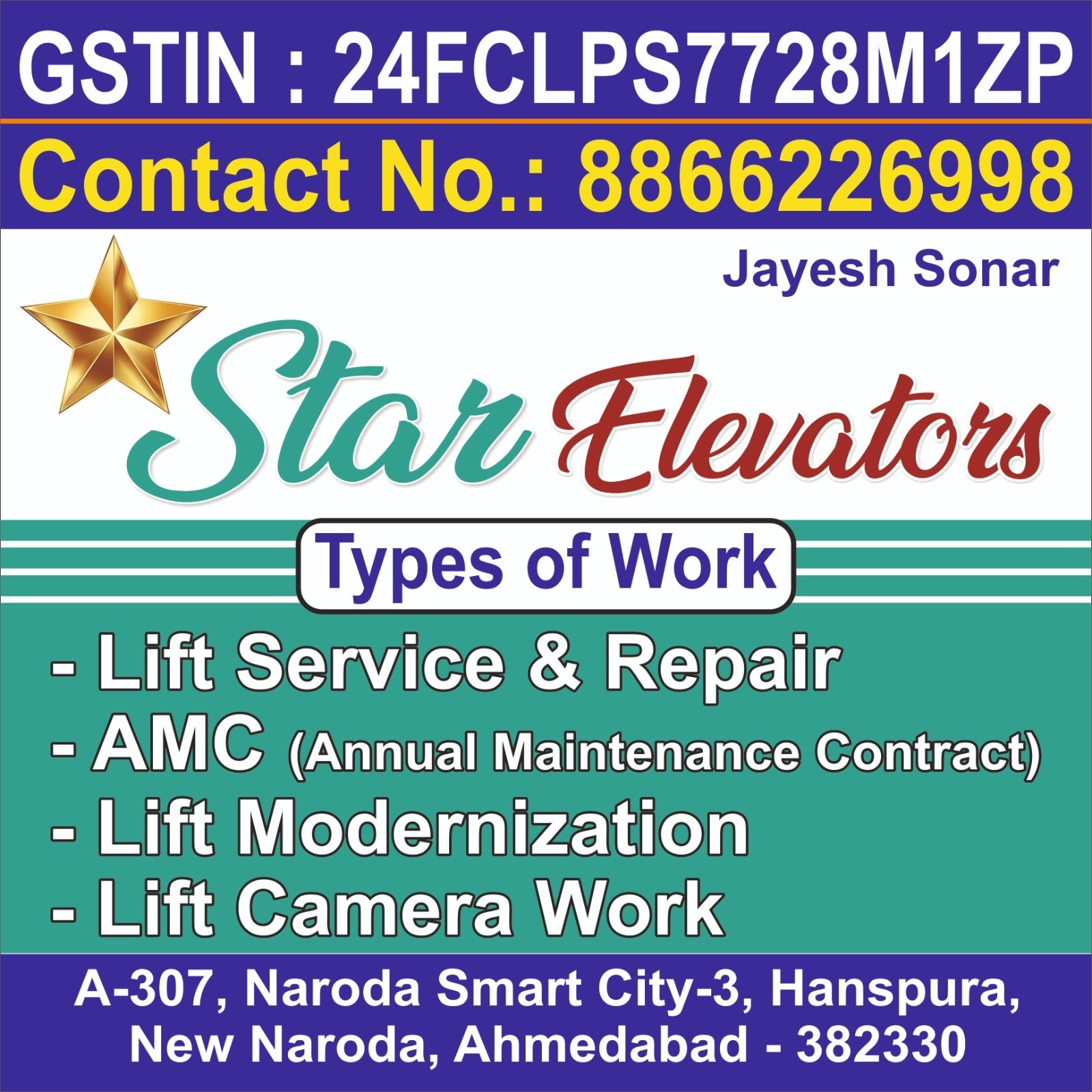 STAR ELEVATORS in Nava Naroda, Ahmedabad - Best Elevator Repair ...