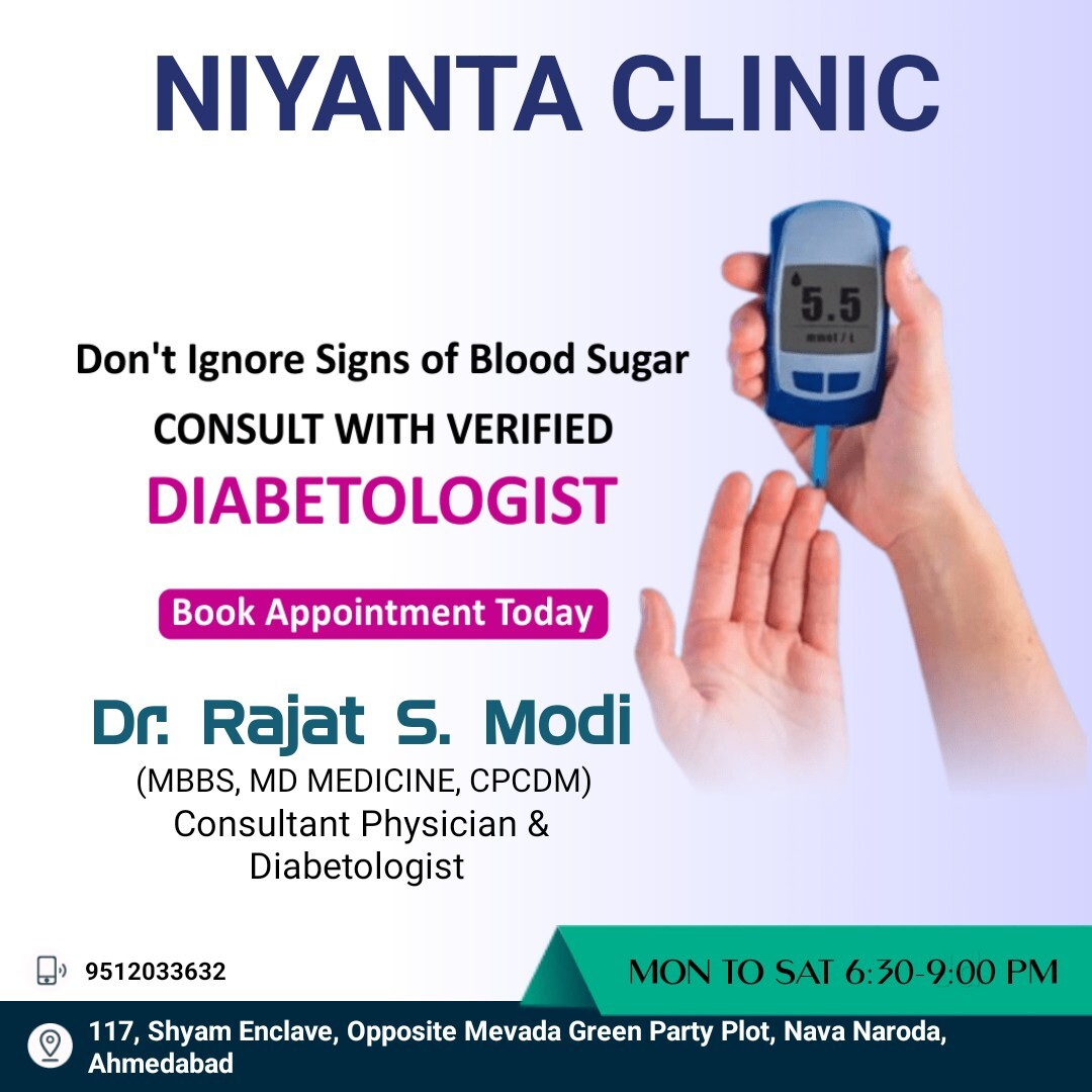 Niyanta Clinic in Nava Naroda,Ahmedabad - 𝗕𝗼𝗼𝗸 𝗔𝗽𝗽𝗼𝗶𝗻𝘁𝗺𝗲𝗻𝘁 𝗢𝗻𝗹𝗶𝗻𝗲 ...