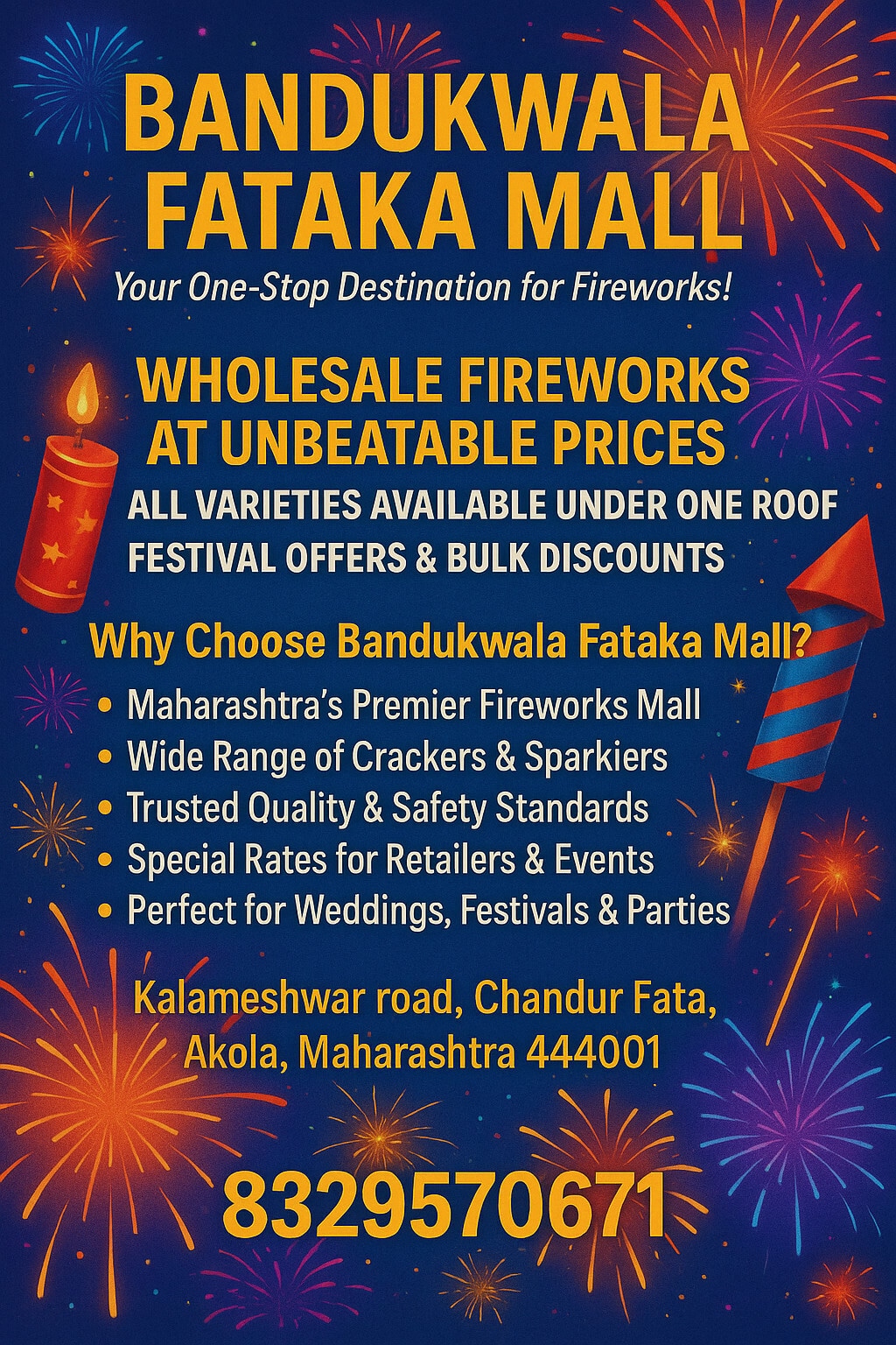 Bandukwala Fataka Mall in Tilak Road,Akola - Best Fire Cracker Dealers ...