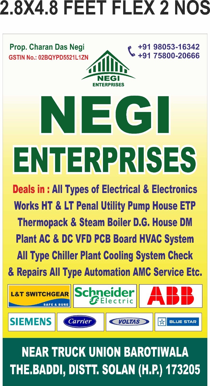 Negi Enterprises in Baddi, Baddi - Best Electrical Engineering ...