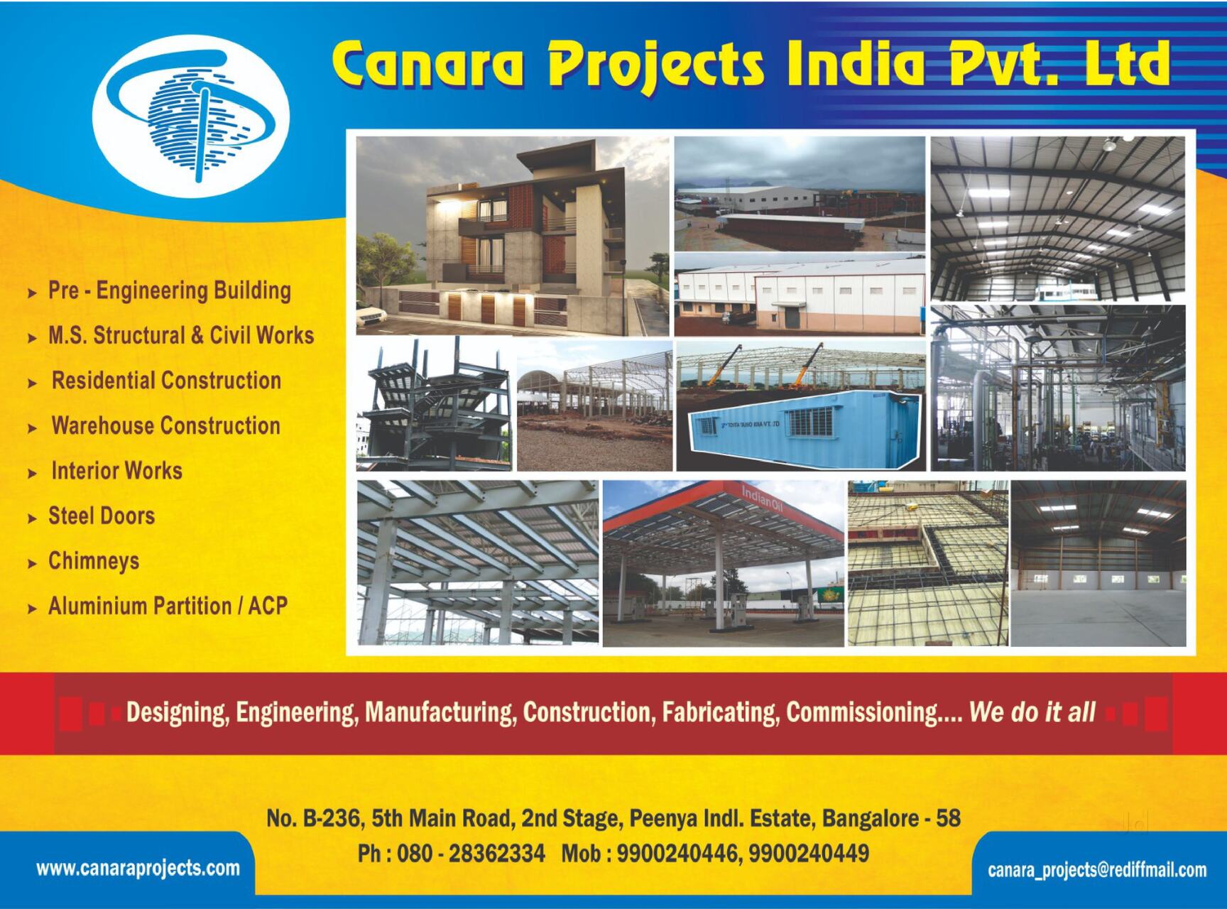 Canara Projects India Pvt Ltd in Peenya Industrial Area, Bangalore ...