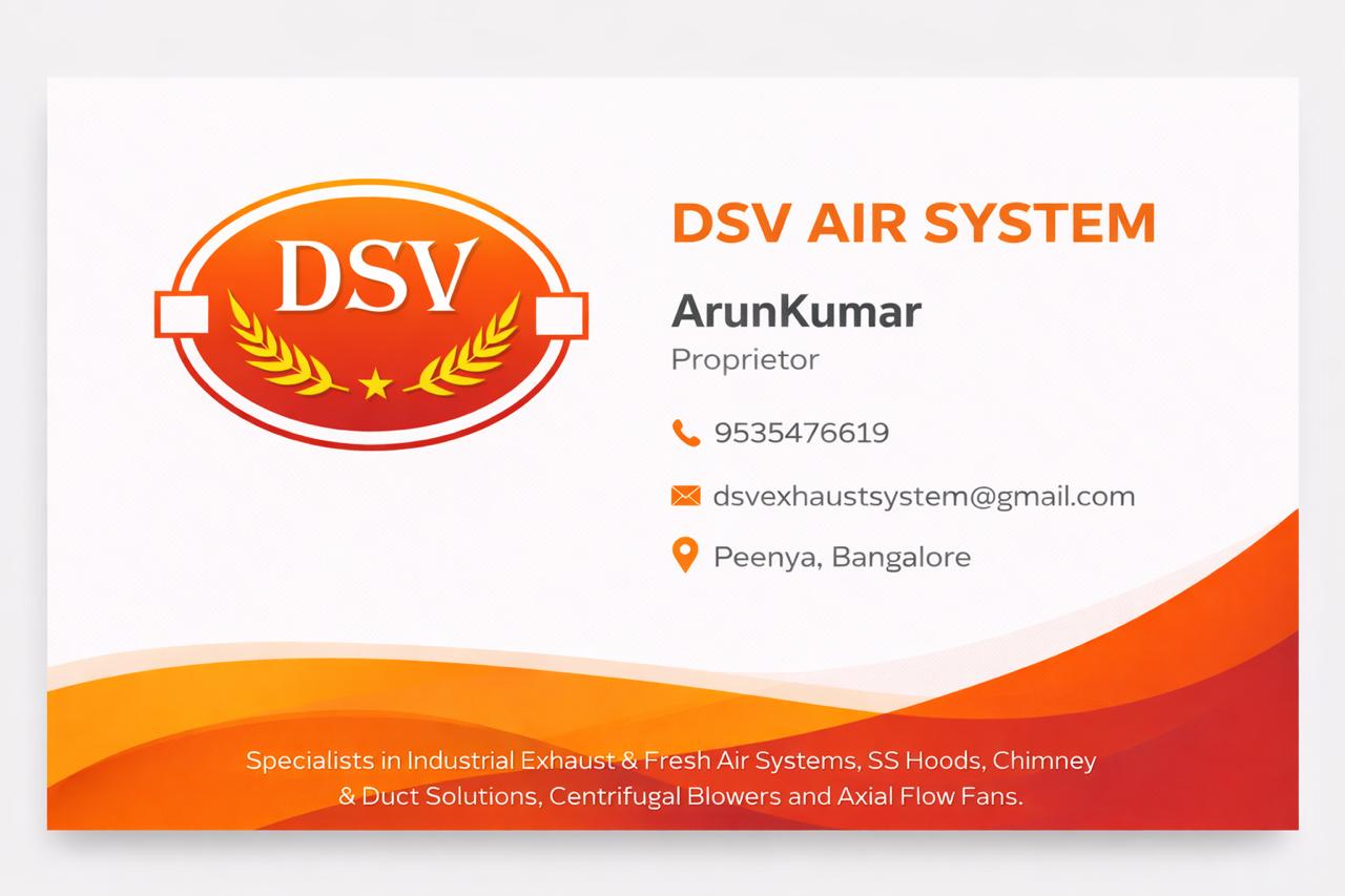 Dsv AIR System in Peenya 2nd Stage, Bangalore - Best Kitchen Exhaust ...