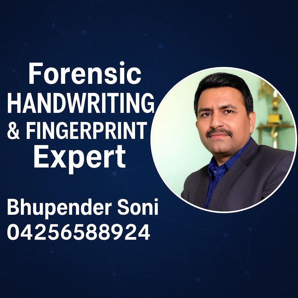 Bhupender Soni Forensic Handwriting & Documents Expert in Awadhpuri ...