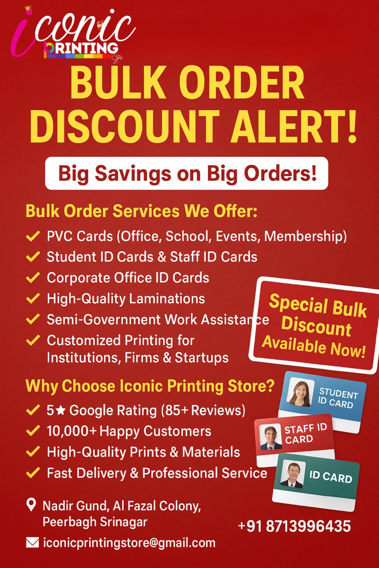 Iconic Printing Store in Hyderpora,Budgam - Best Printing Services near ...