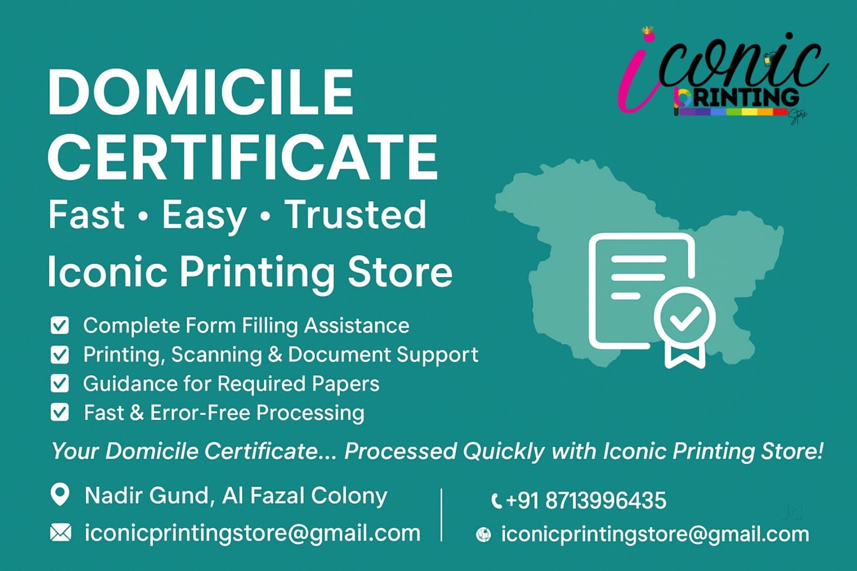 Iconic Printing Store in Hyderpora,Budgam - Best Printing Services near ...