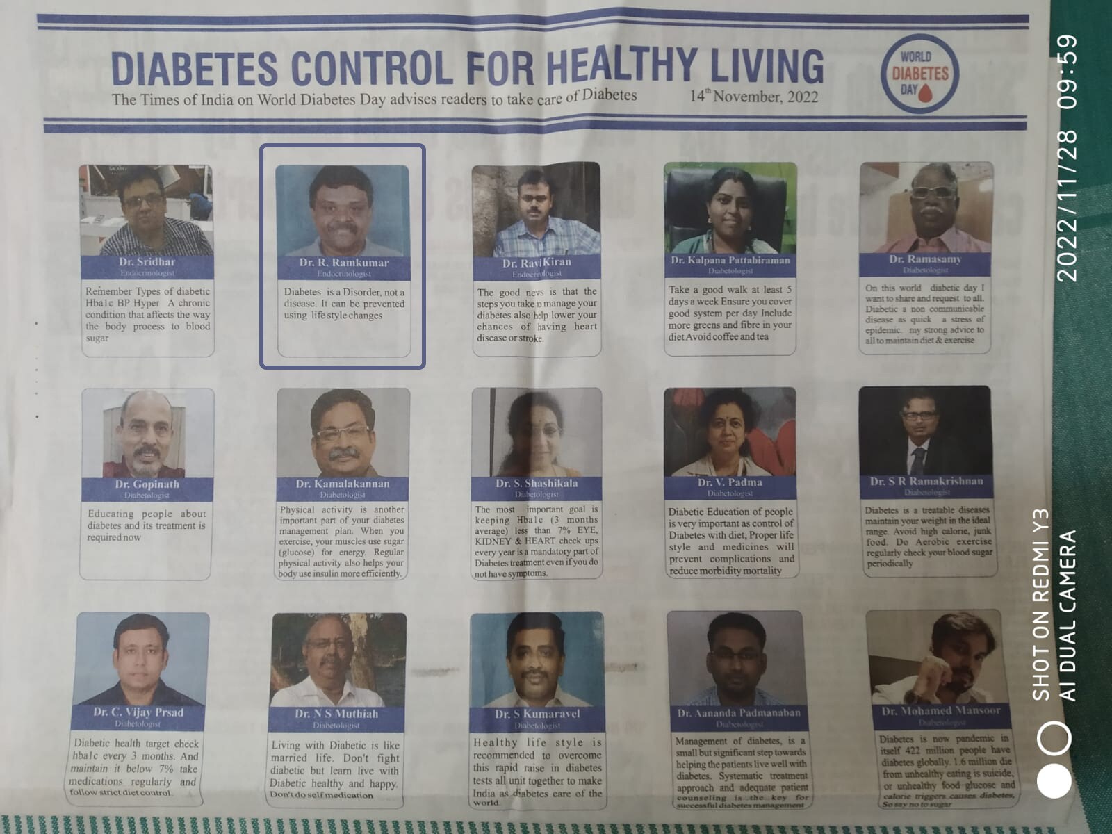 Dr. Ram Kumar Ramadas (Thyroid Centre) in Anna Nagar Block R,Chennai ...