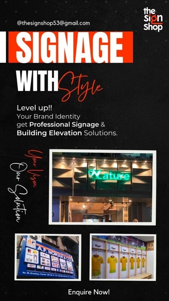 The Sign Shop in Thoraipakkam, Chennai - Best Vinyl Sign Board Dealers ...