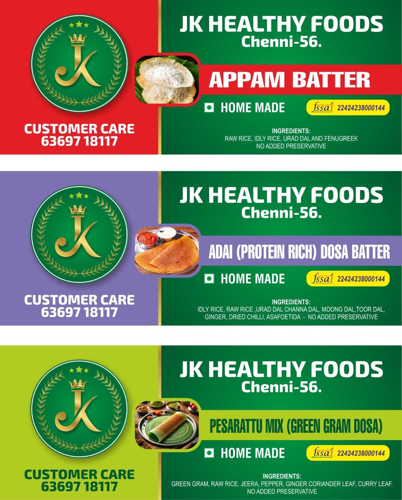 Jk Healthy Food in Chennai - Best Food Product Manufacturers in Chennai ...