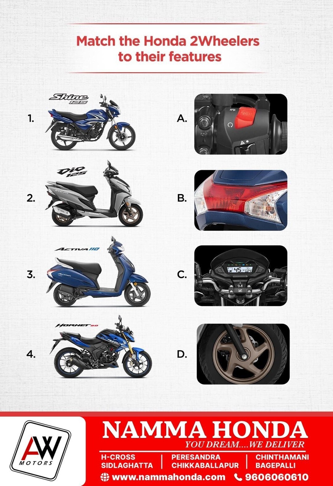 Namma Honda in Peresandra,Chickballapur - Motorcycle Dealers near me in ...