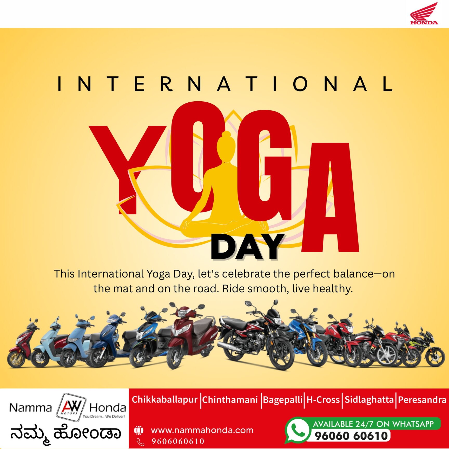 Namma Honda in Ashwini Layout,Chintamani - Honda-Motorcycle Dealers ...