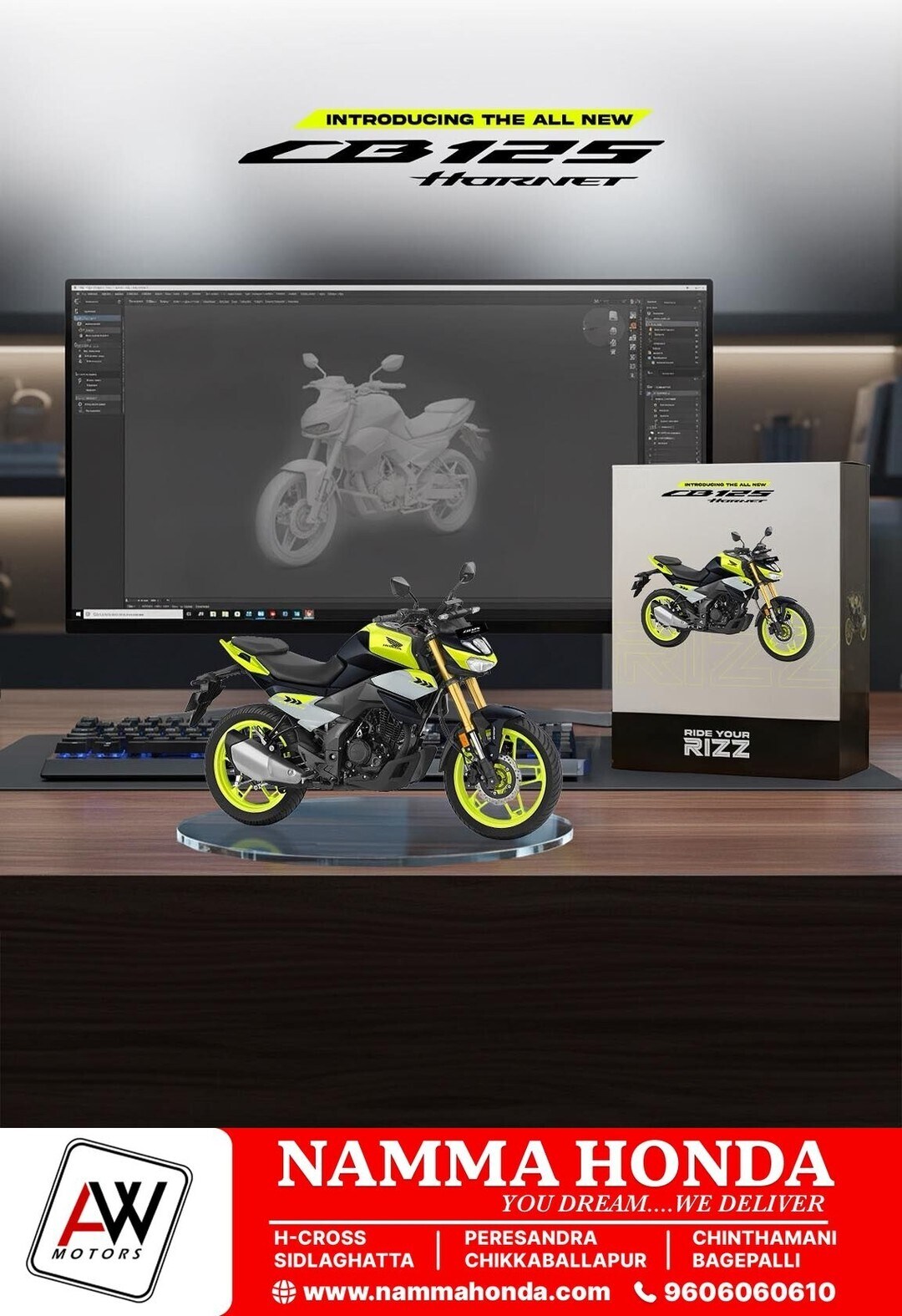 Namma Honda in Ashwini Layout,Chintamani - Honda-Motorcycle Dealers ...