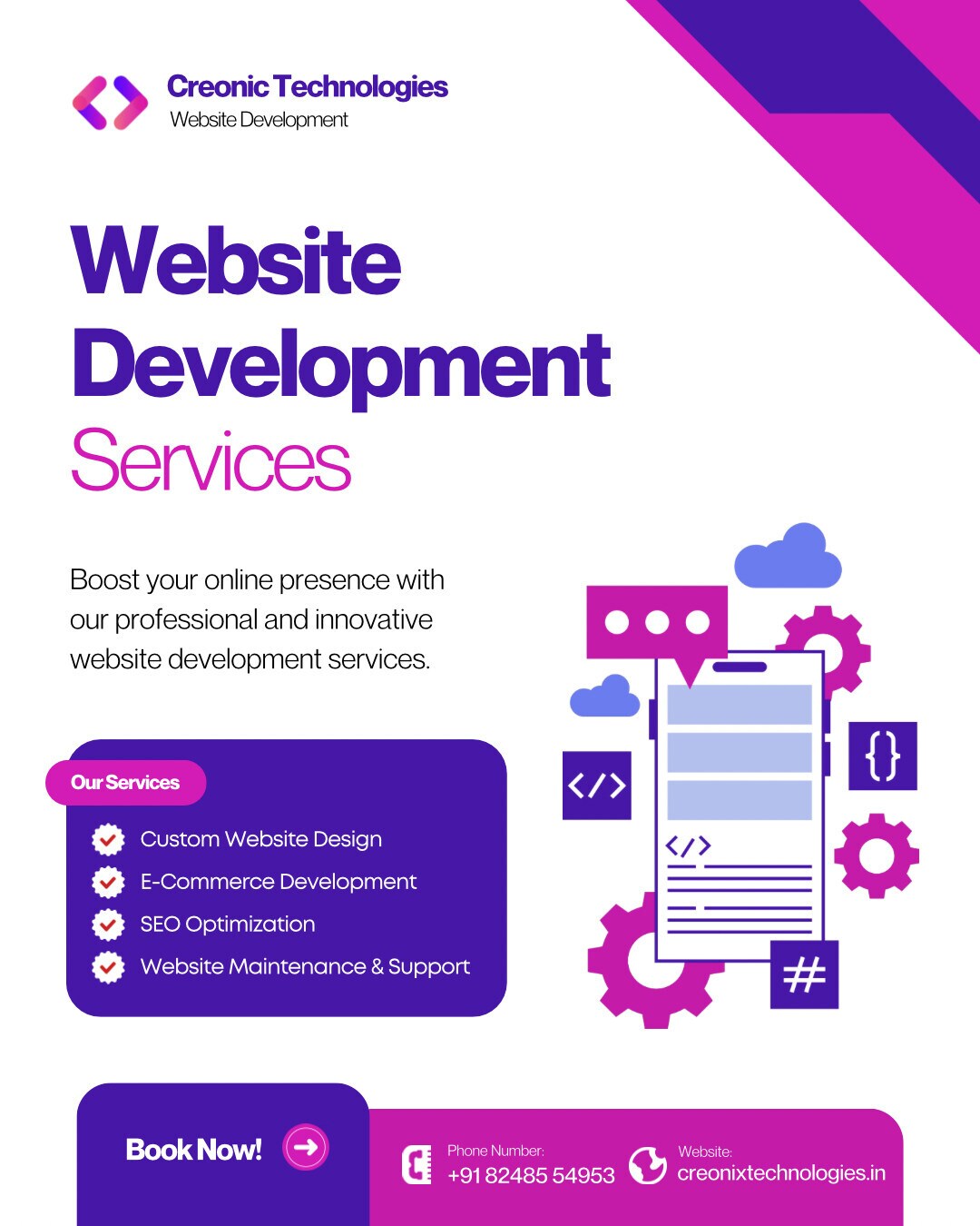 Creonix Technologies in BK Pudur, Coimbatore - Best Internet Website ...