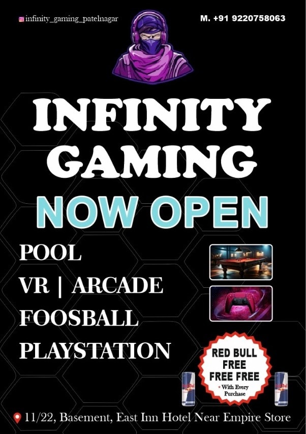 Infinity Gaming in East Patel Nagar,Delhi - Best Gaming Zones near me ...