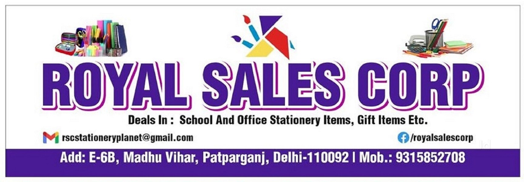 Royal Sales Corp in Madhu Vihar-Patparganj,Delhi - Best Stationery ...
