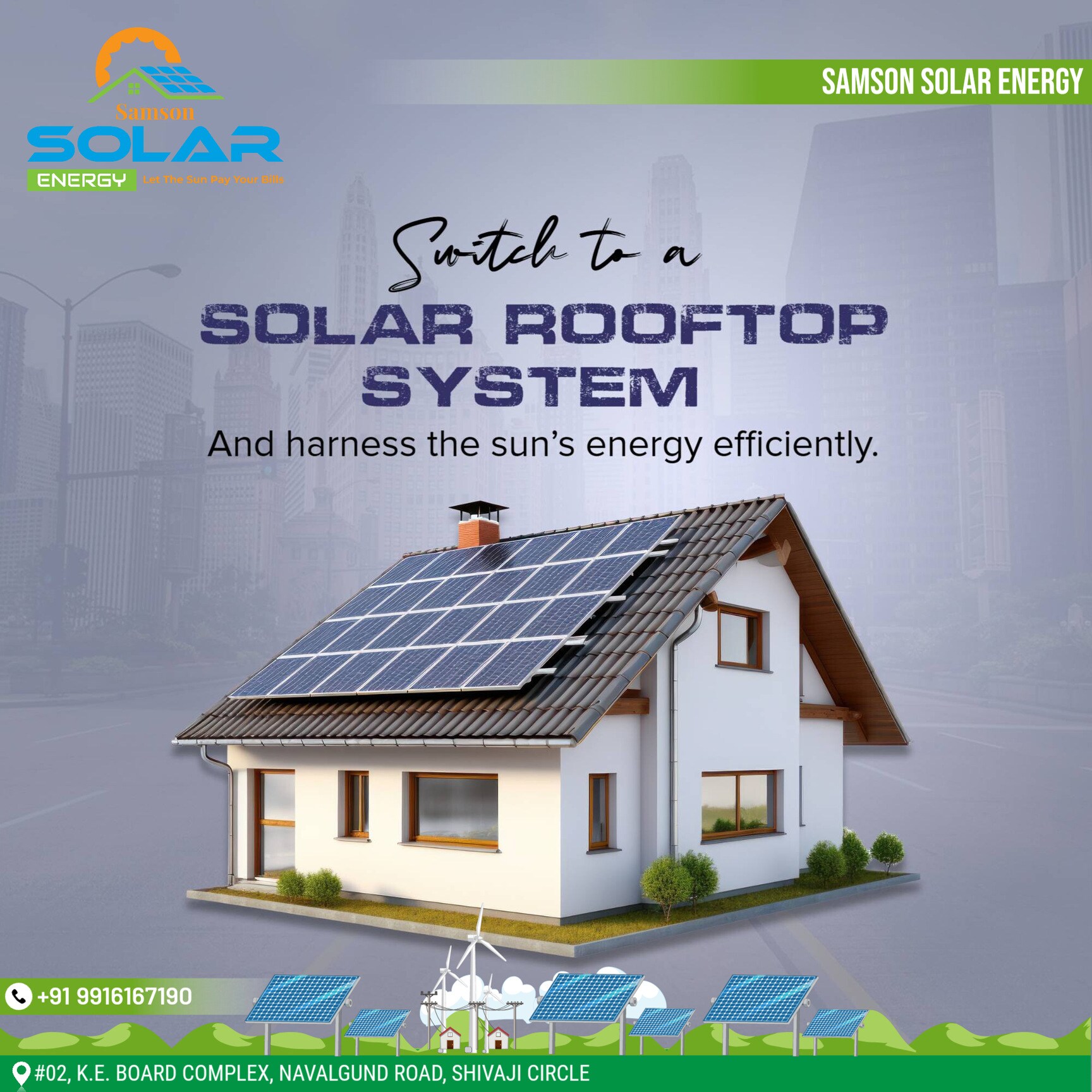 Samson Solar Energy in Sadhankeri, Dharwad - Best Solar Energy System ...