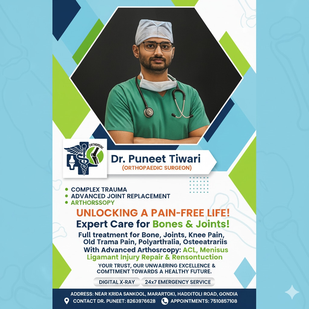 Dr. Puneet Tiwari in Laxmi Nagar,Gondia - Best Orthopaedic Doctors near ...