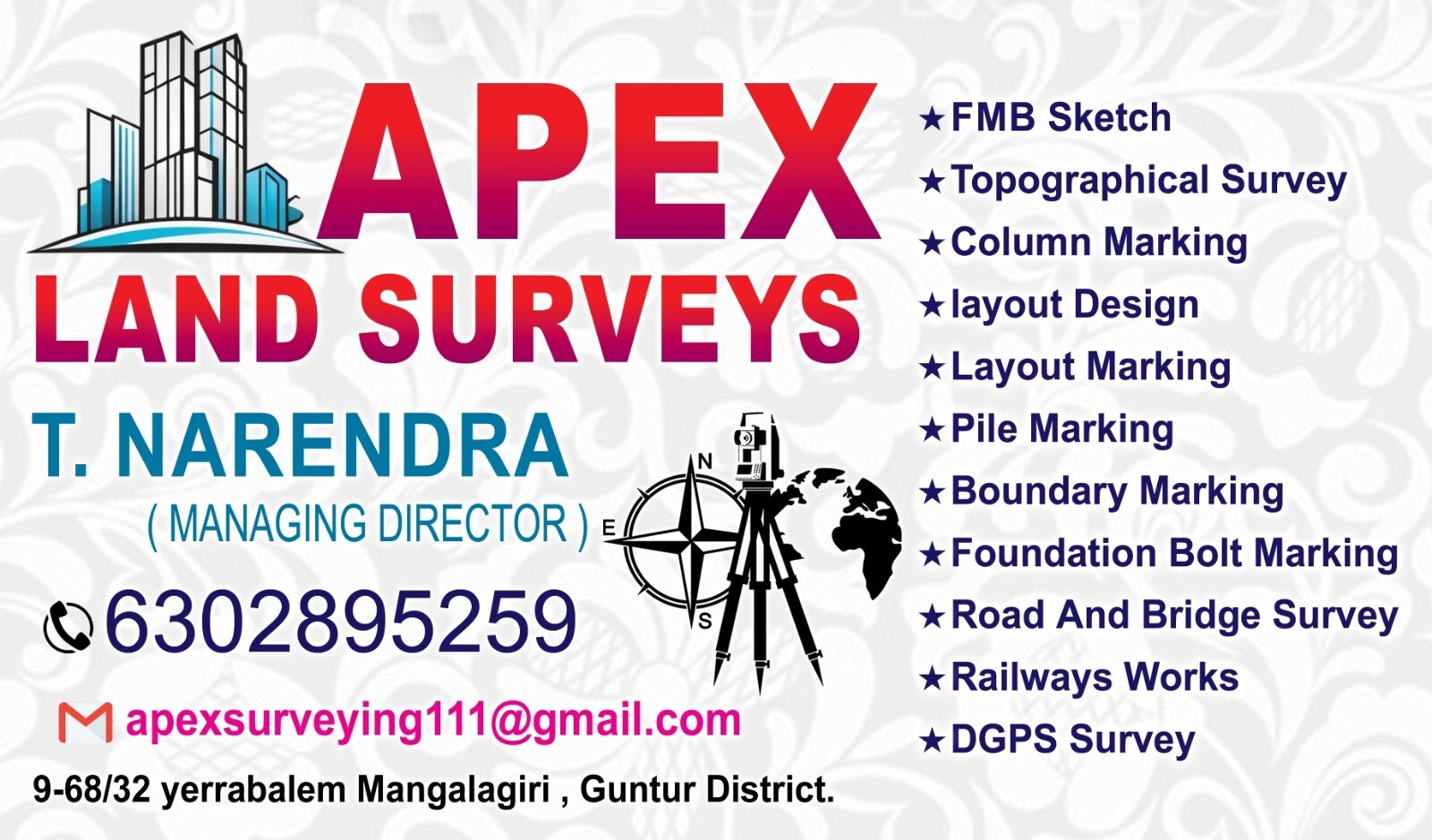 Apex Land Surveys in Mangalagiri, Guntur - Best Land Surveyors in ...