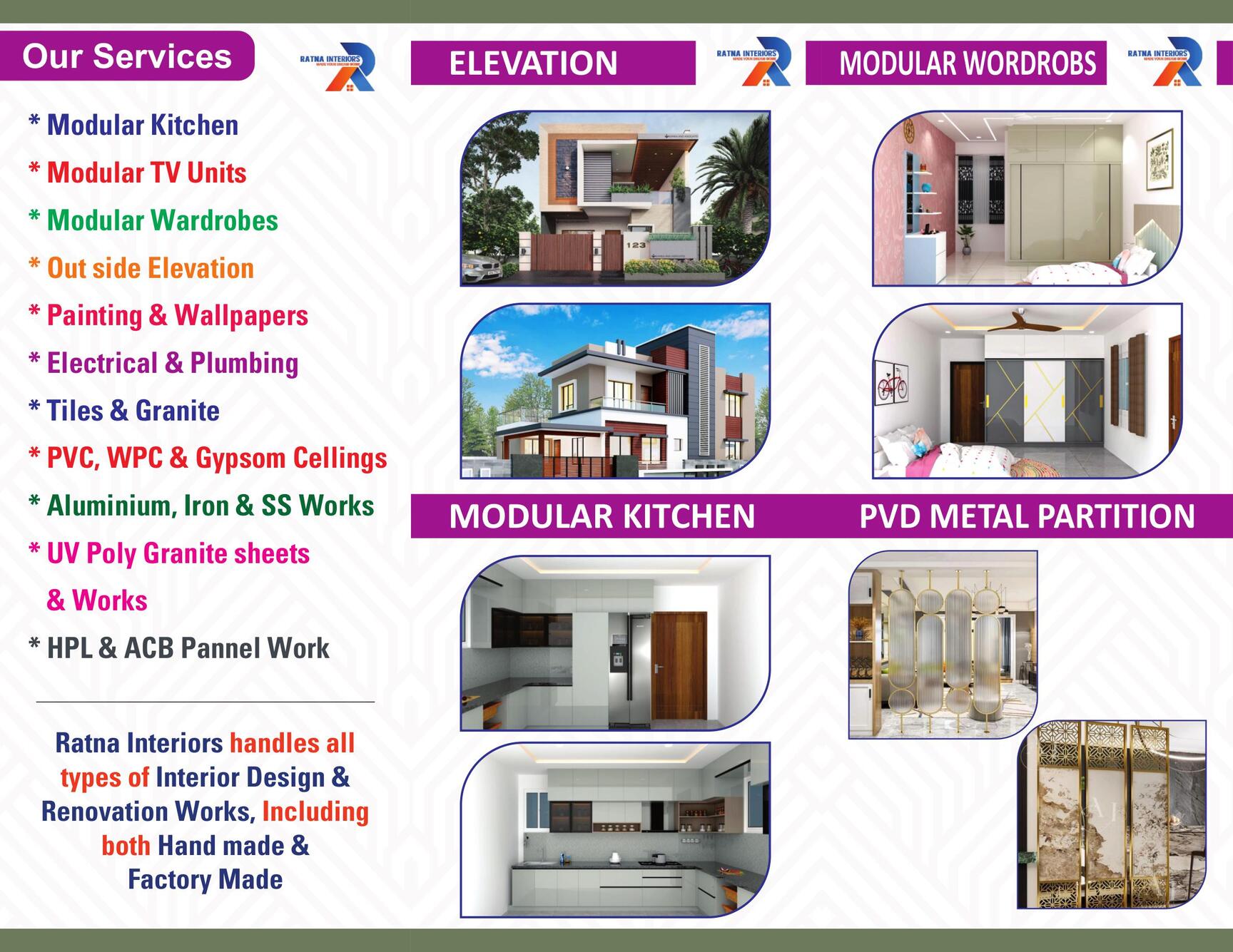 Ratna Interior in Gorantla, Guntur - Best 3D Wallpaper Dealers-Kayra ...