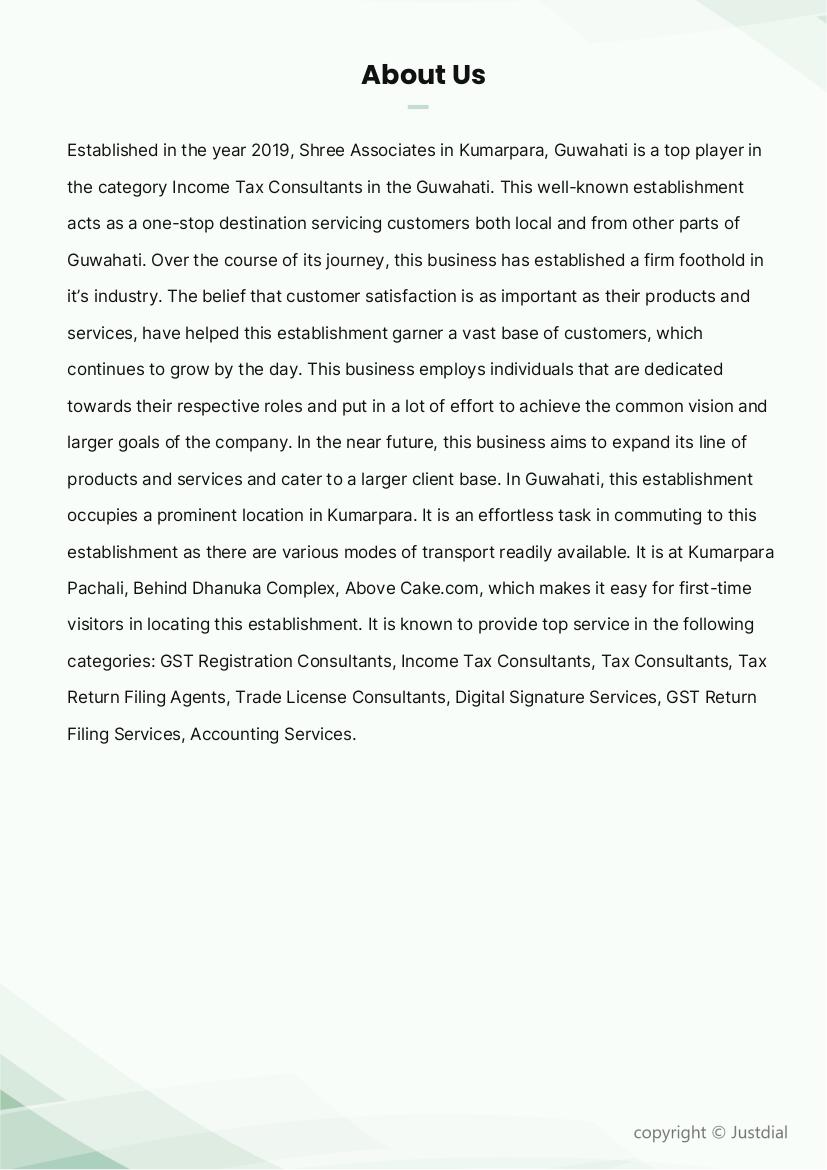 Shree Associates in Kumarpara Pachali, Guwahati - Best GST Registration ...