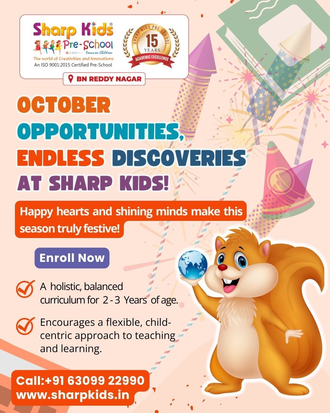 Sharp Kids Pre School in Vignanapuri Teachers Colony-B N Reddy Nagar ...