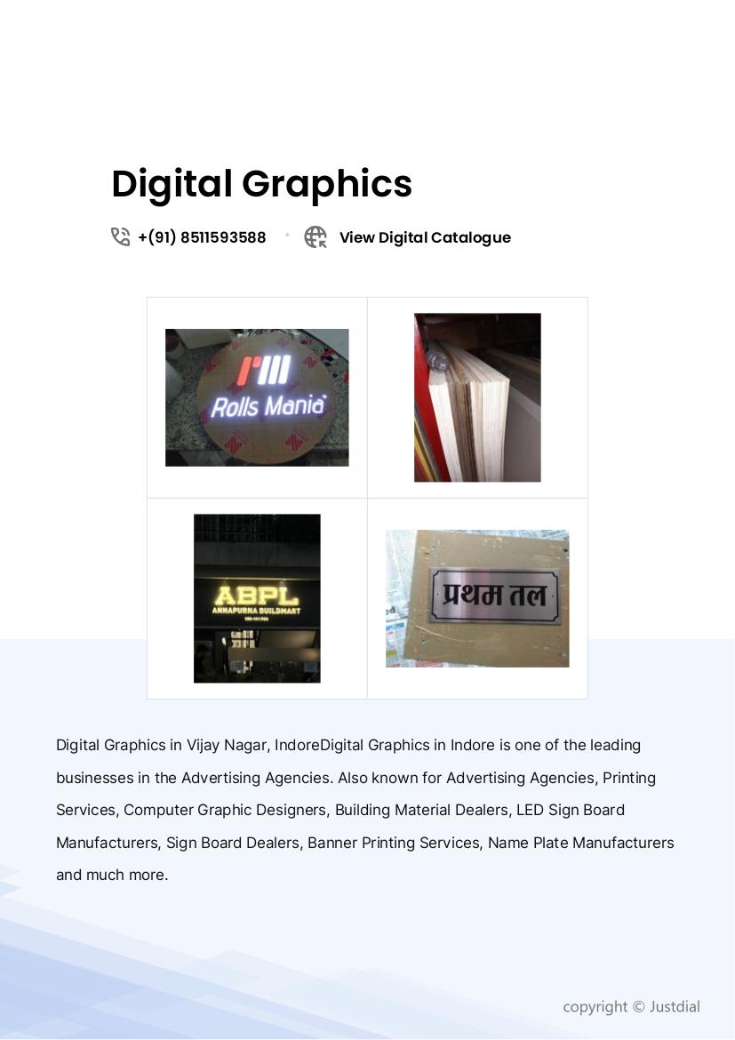 Digital Graphics in Vijay Nagar,Indore - Best Sign Board Dealers near ...