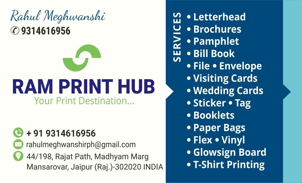 Ram Print Hub in Mansarovar,Jaipur - Best Flex Printing Services near ...