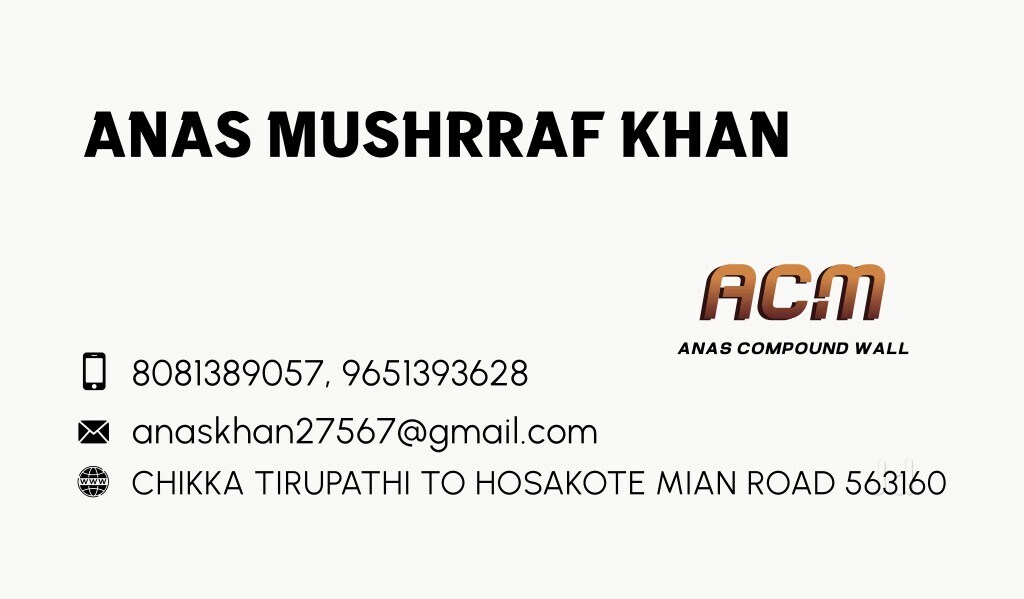 Anas Compound Wall in Chikka Tirupathi, Kolar - Best Precast Compound ...