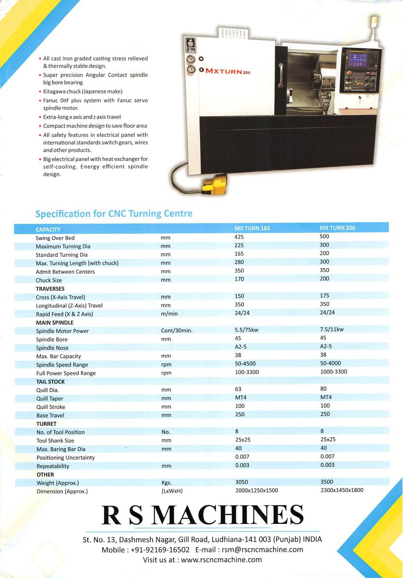Rs Machines in Dashmesh Nagar, Ludhiana - Best CNC Turning Machine ...