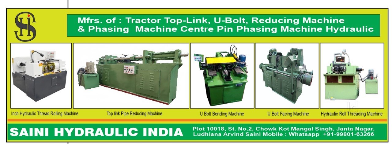 Saini Hydraulic India in Janta Nagar, Ludhiana - Best Bending Machine ...