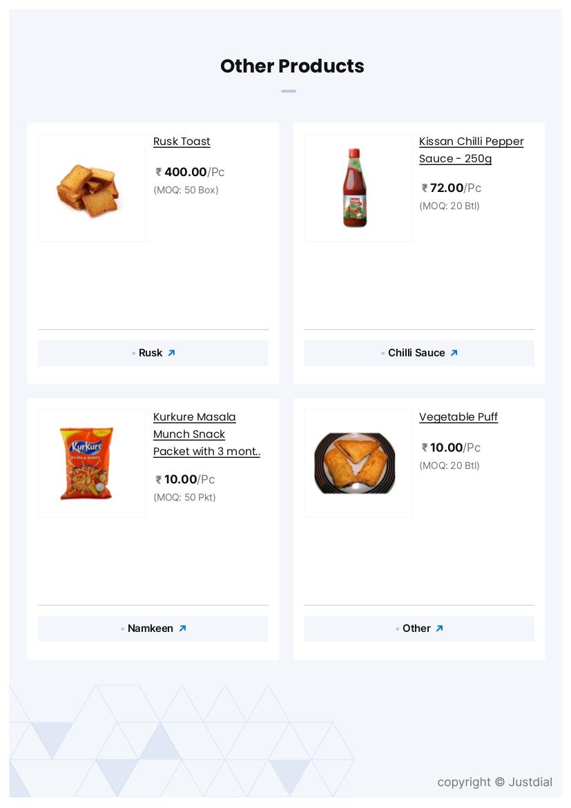 Viji Condiments in Kotekar,Mangalore - Best Bakery Product ...