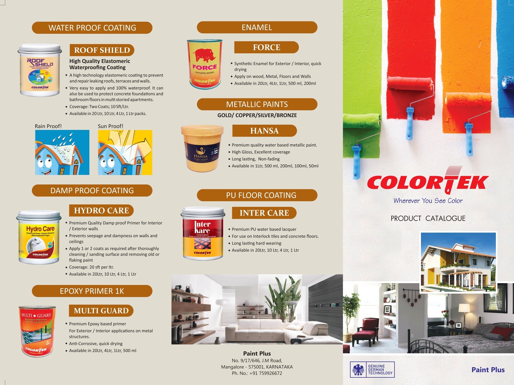 Colortek Paintplus in Bunder, Mangalore - Best Paint Manufacturers in ...