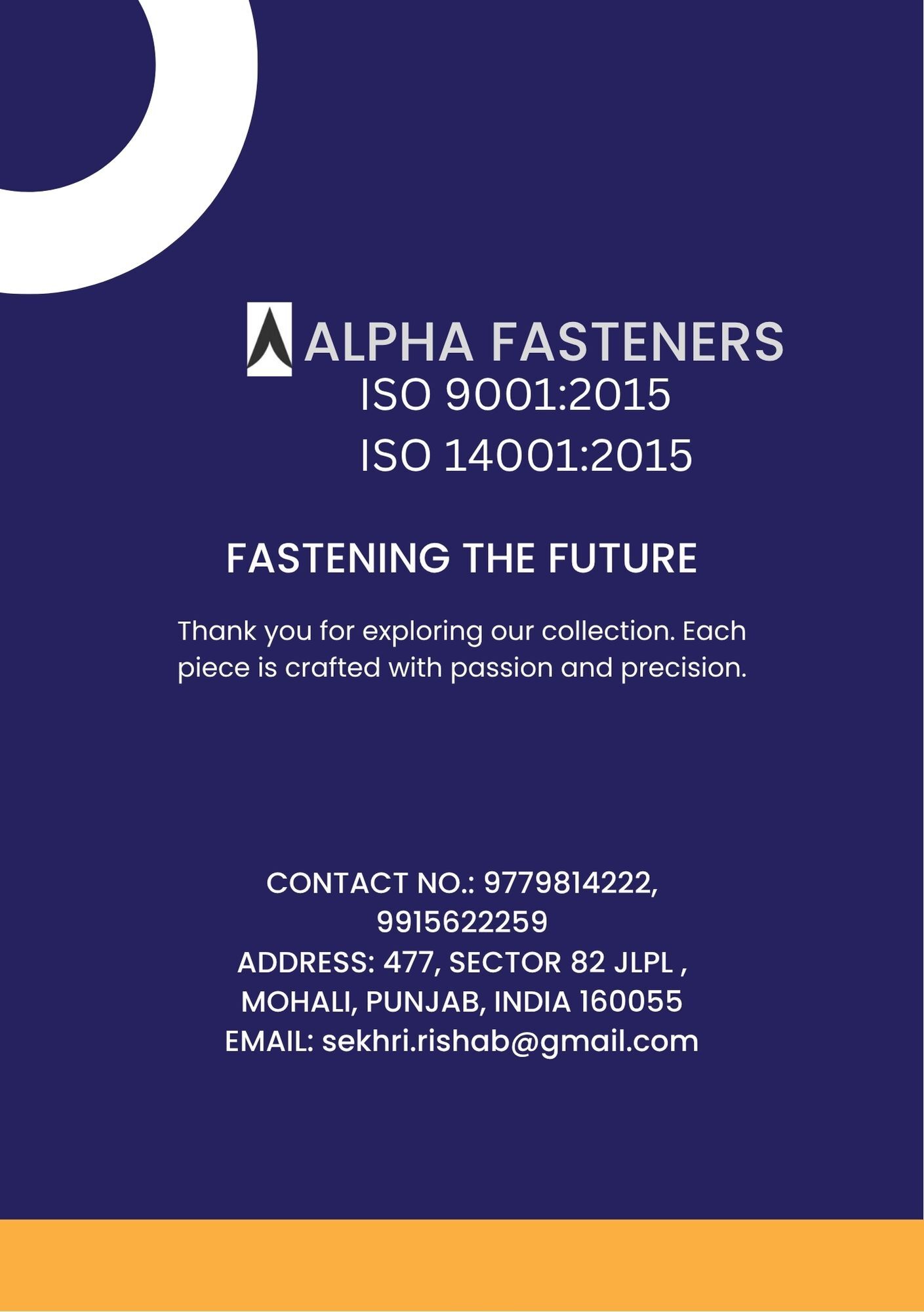 Alpha Fasteners in Gmada Aerocity, Mohali - Best Screw Dealers in ...