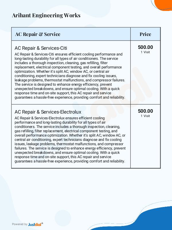 Arihant Engineering Works in Darya Ganj, Delhi - Best AC Part Dealers ...