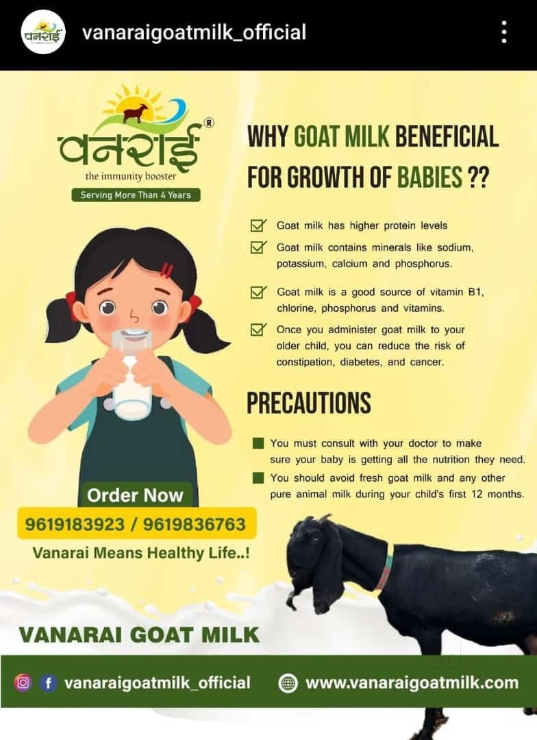 Vanarai Goat Milk in Ghatkopar West,Mumbai - Best Goat Milk ...