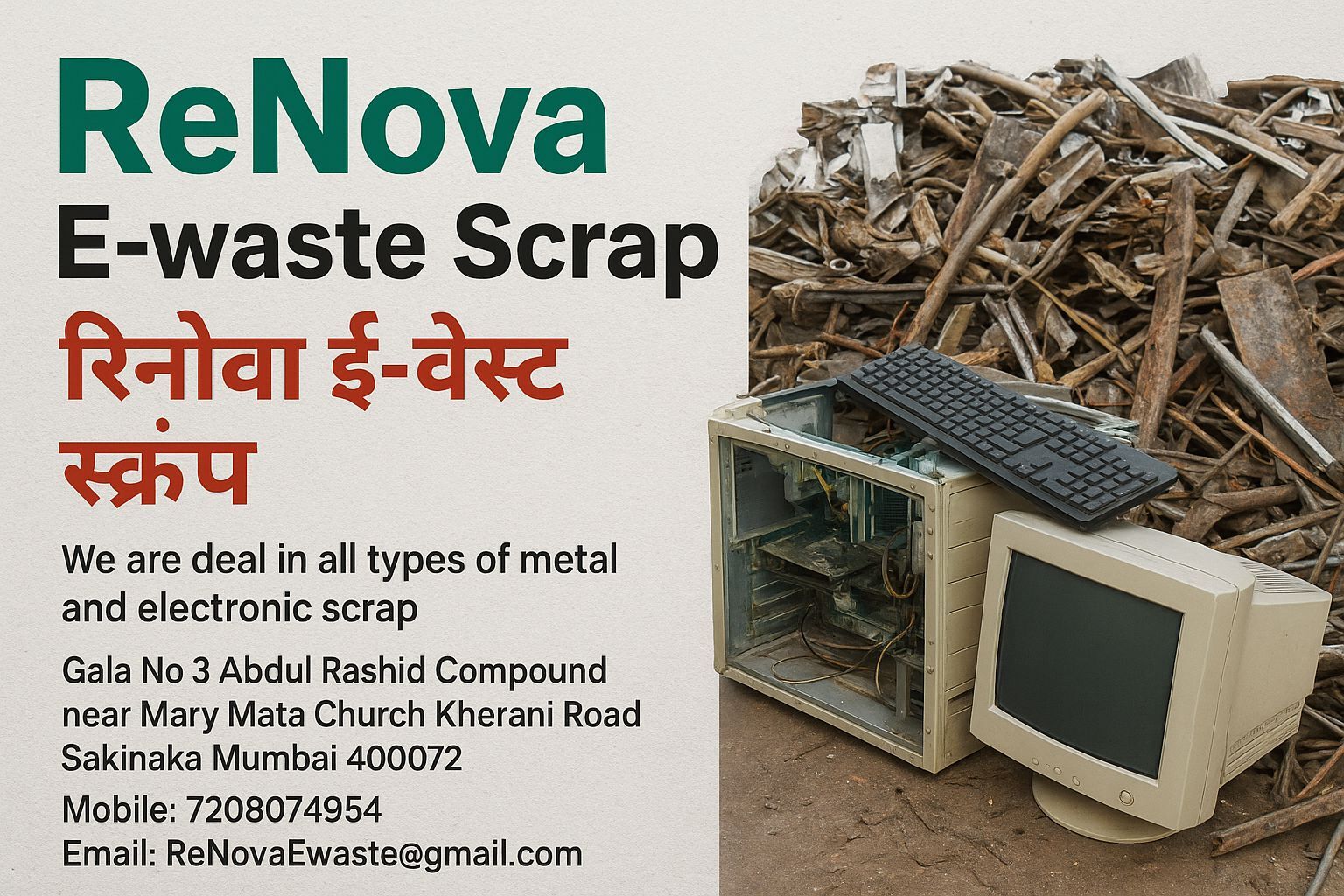 Renova E Waste Scrap in Nair Wadi, Mumbai - Best Scrap Merchants in ...