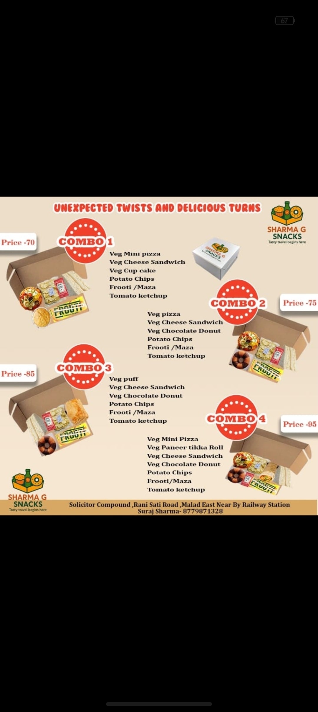 Sharma G Snacks in Maheshwari Chowk-Malad East,Mumbai - Best Food ...