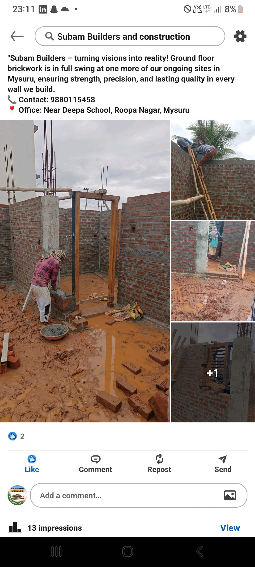 Shubham Builders in Roopa Nagar, Mysore - Best Civil Engineers in ...