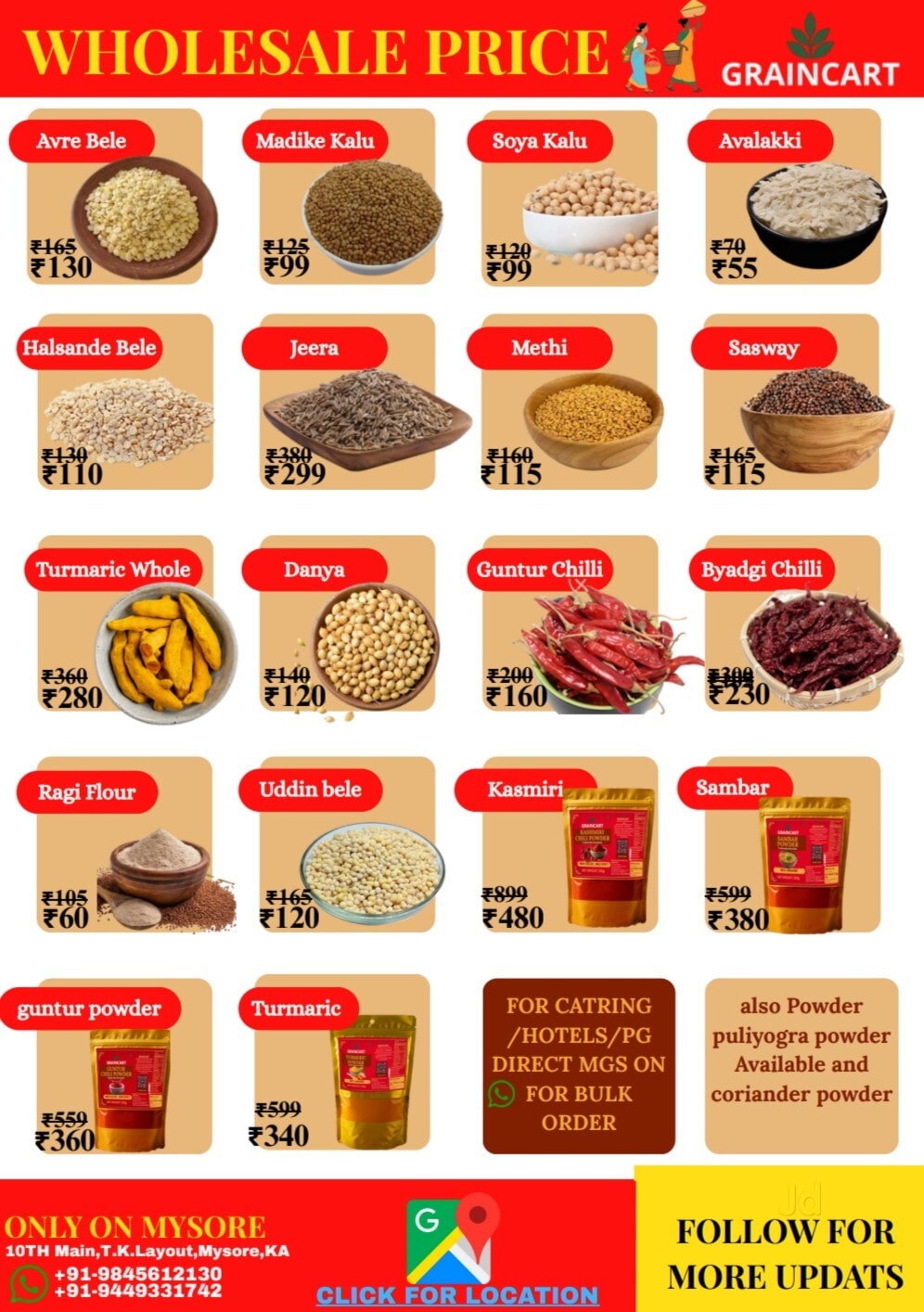 Graincart in TK Layout, Mysore - Best Grocery Wholesalers in Mysore ...
